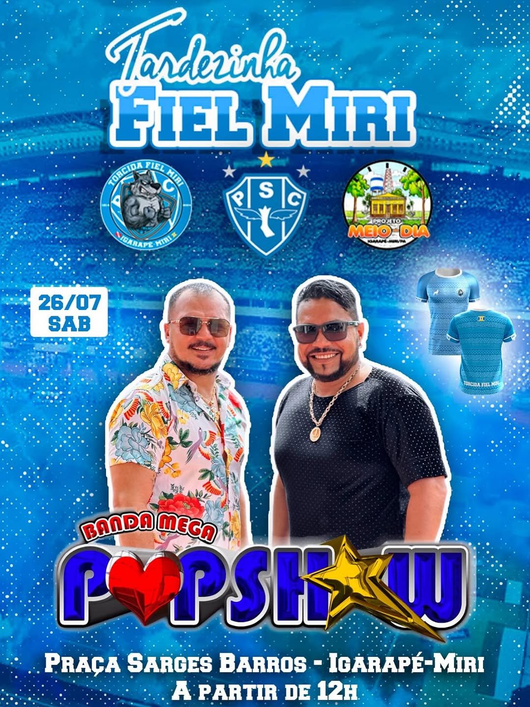 Palco Belém | Eventos | Projeto Meio Dia | Tardezinha Fiel Miri em ...