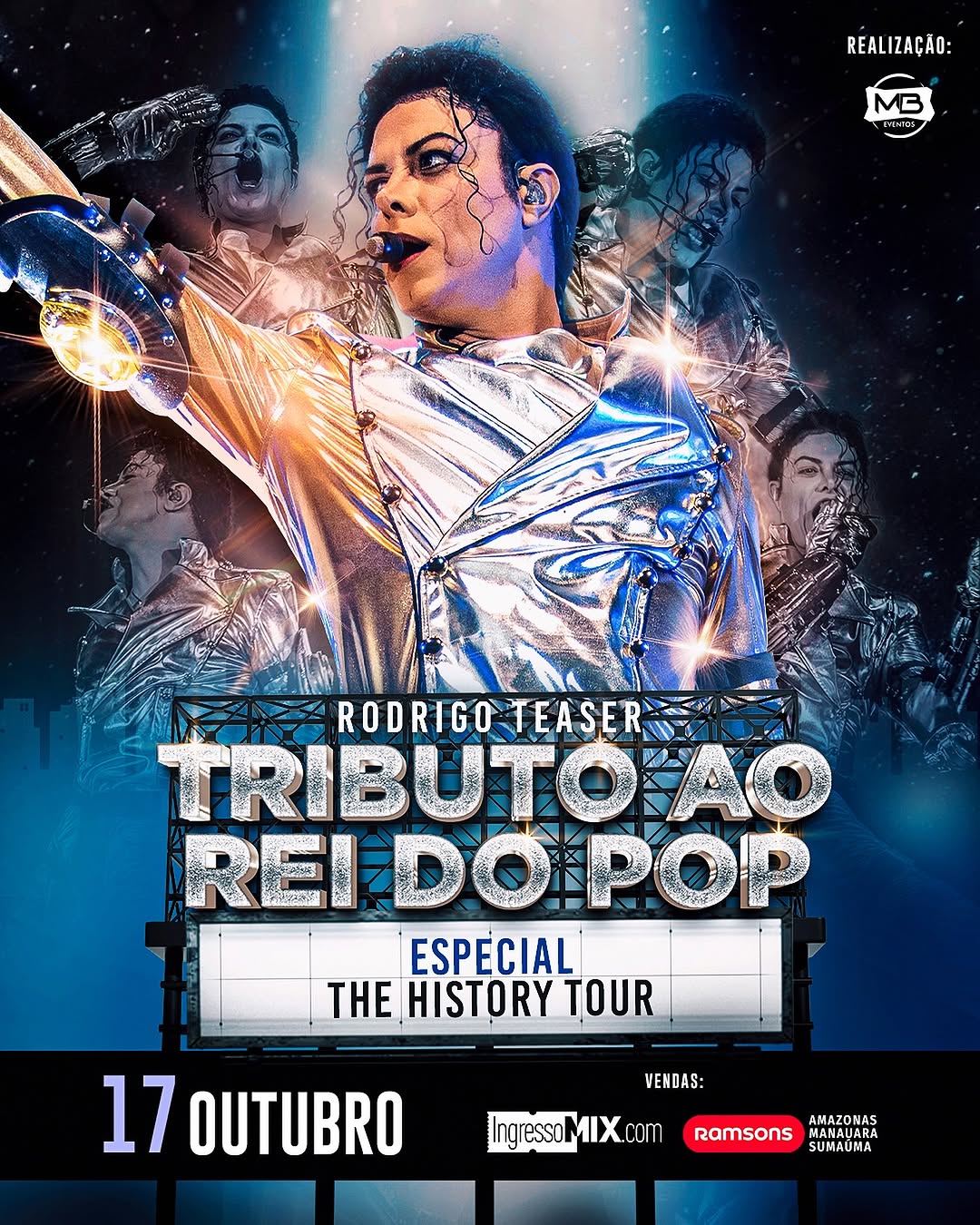Palco Belém | Eventos | Rodrigo Teaser Tributo ao Rei do Pop - Especial The History Tour em ...