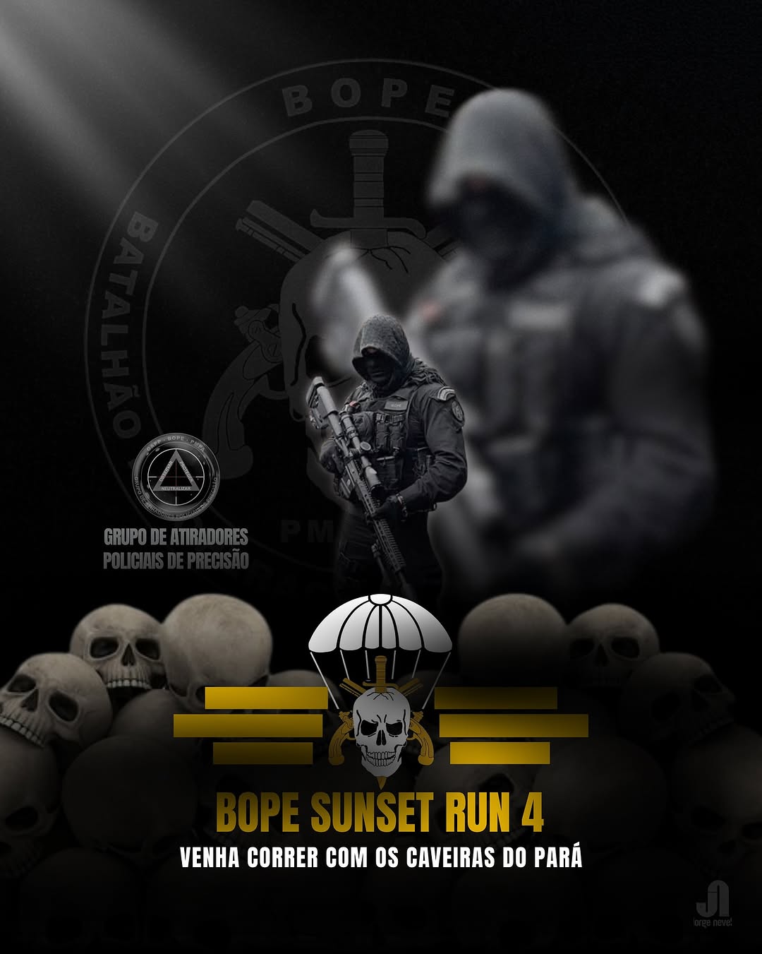 Palco Belém | Eventos | Bope Sunset Run 4 em Belém do Pará no Batalhão do BOPE 2025