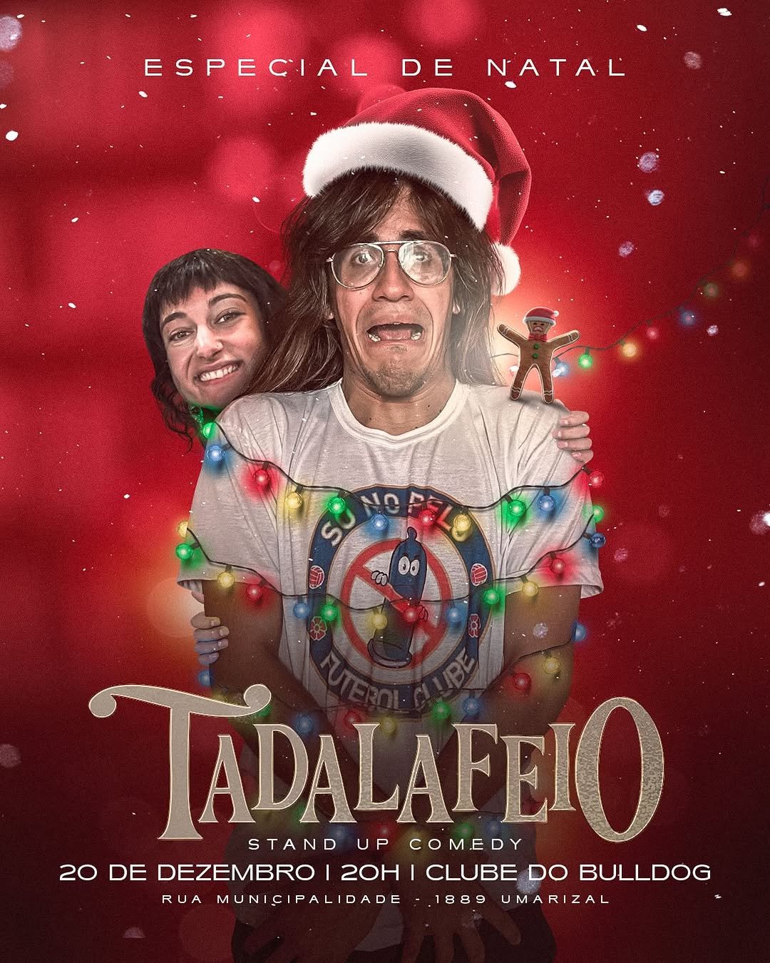 Palco Belém | Eventos | Especial de Natal Tadalafeio Stand Up Comedy