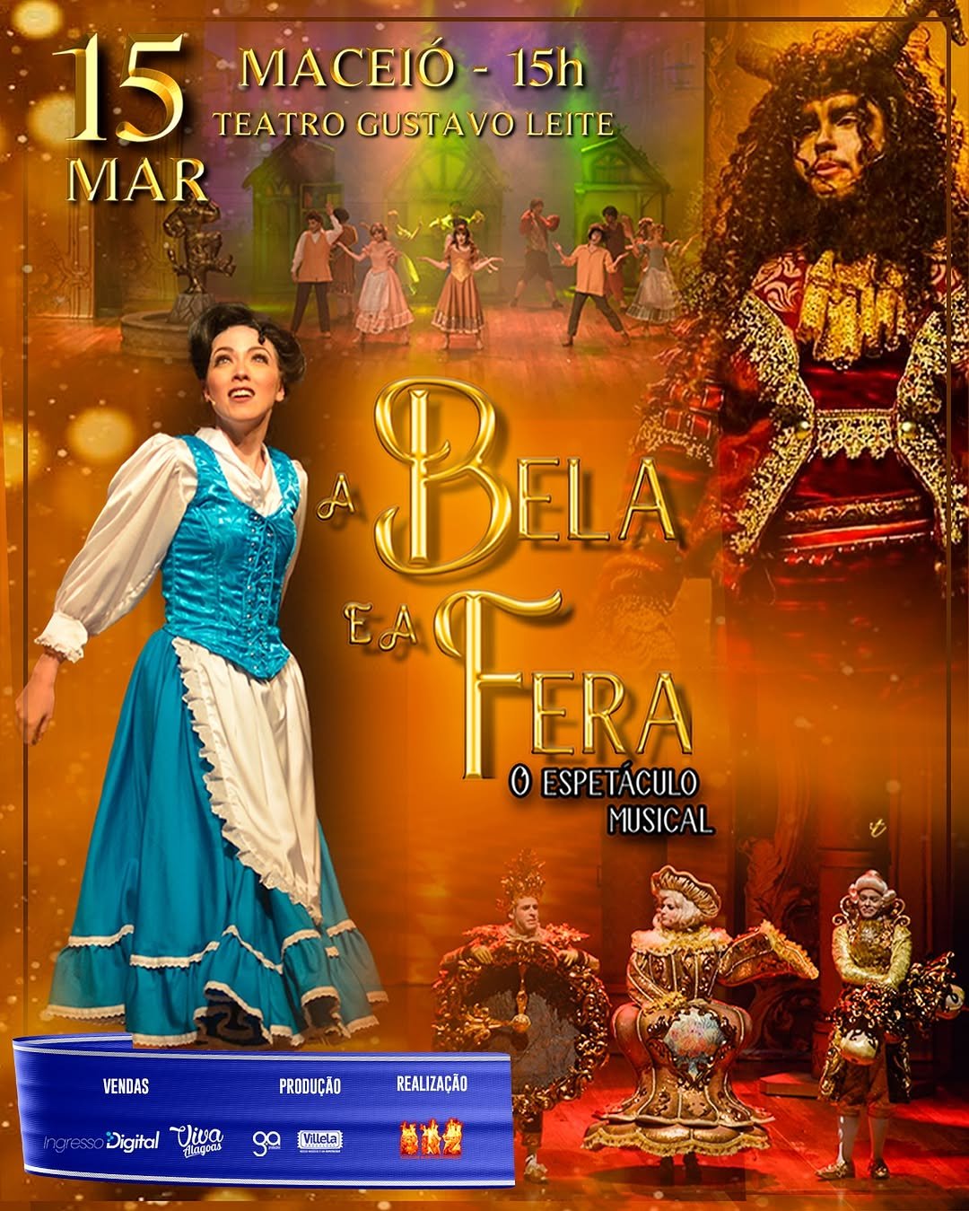 Palco Belém | Eventos | A Bela e a Fera - O Espetáculo Musical em ...