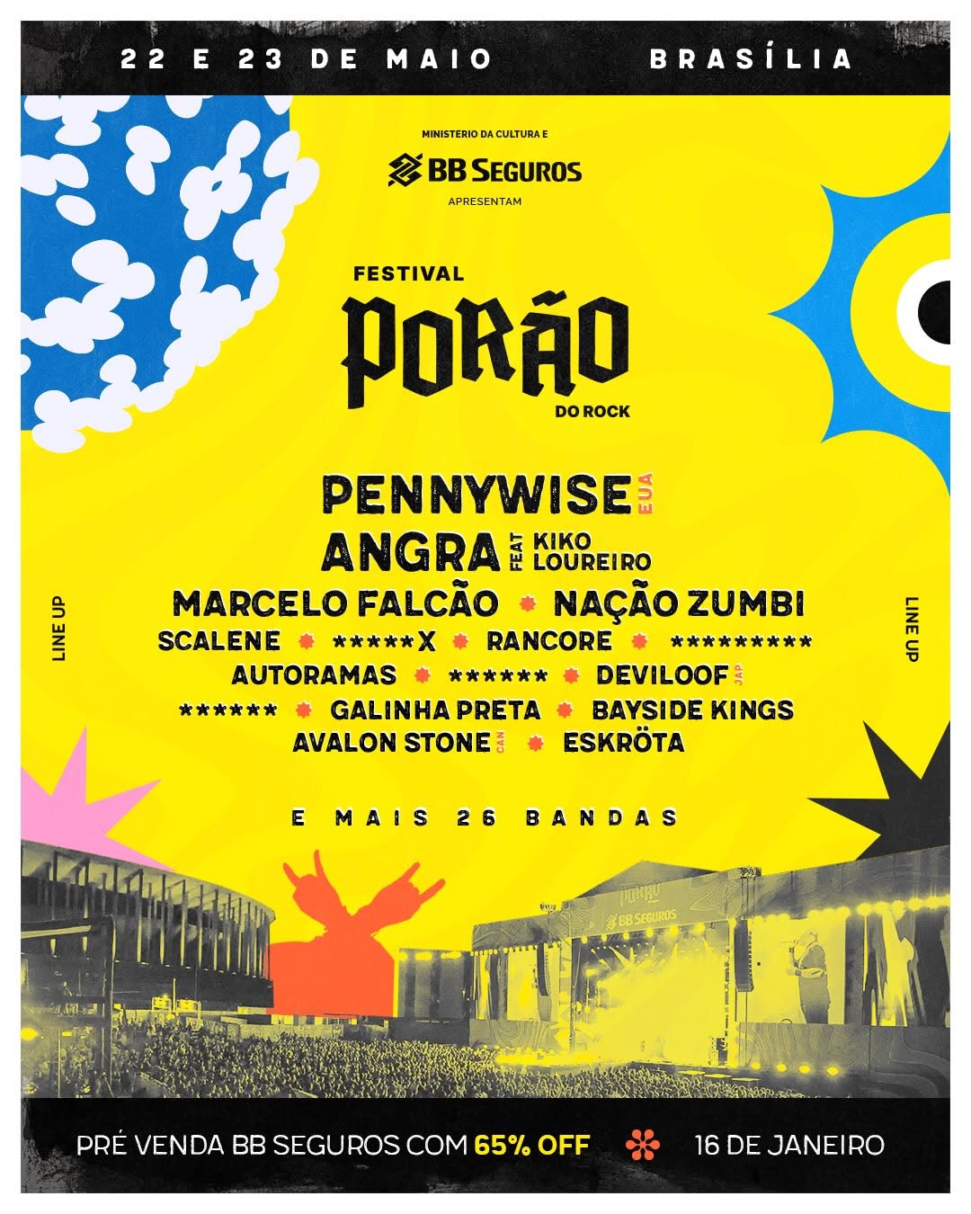 Palco Belém | Eventos | Porão do Rock Brasília 2026
