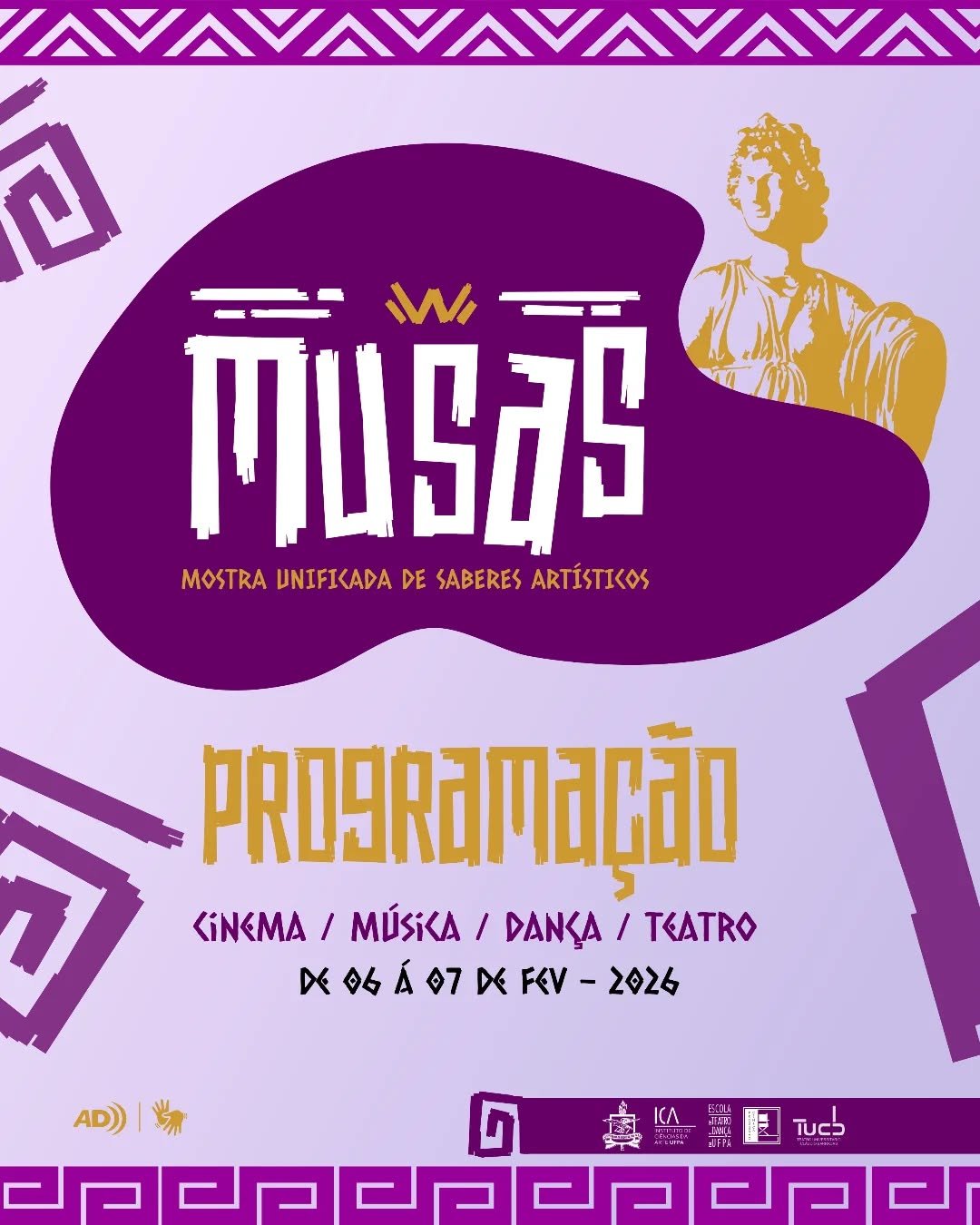 Palco Belém | Eventos | Musas - Mostra Unificada de Saberes Artísticos 2026