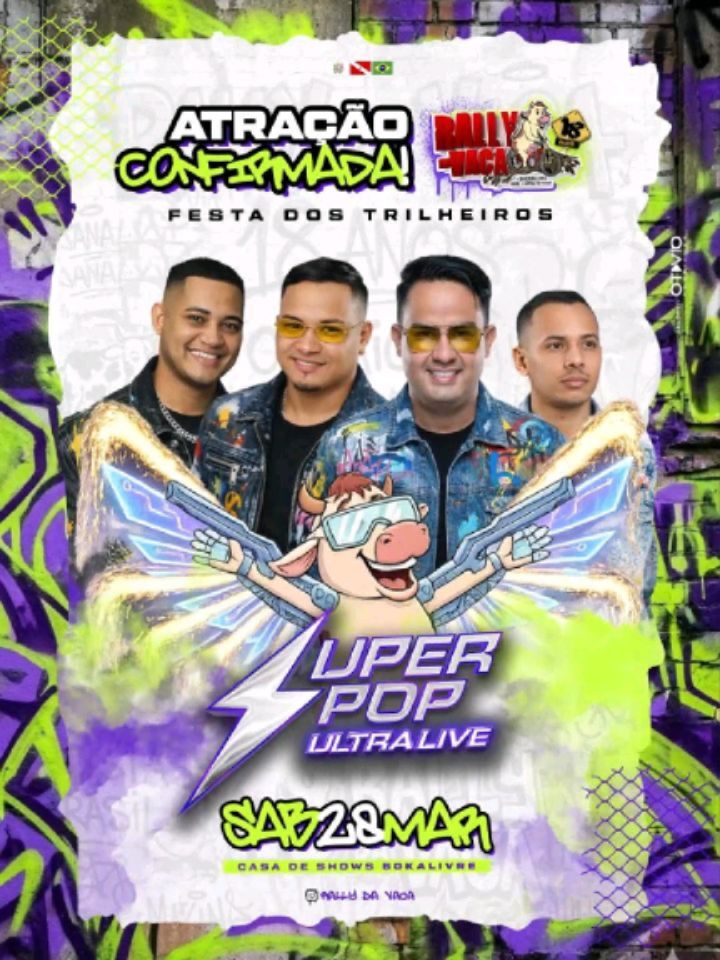 Palco Belém | Eventos | Super Pop Ultralive na Festa dos Trilheiros ...