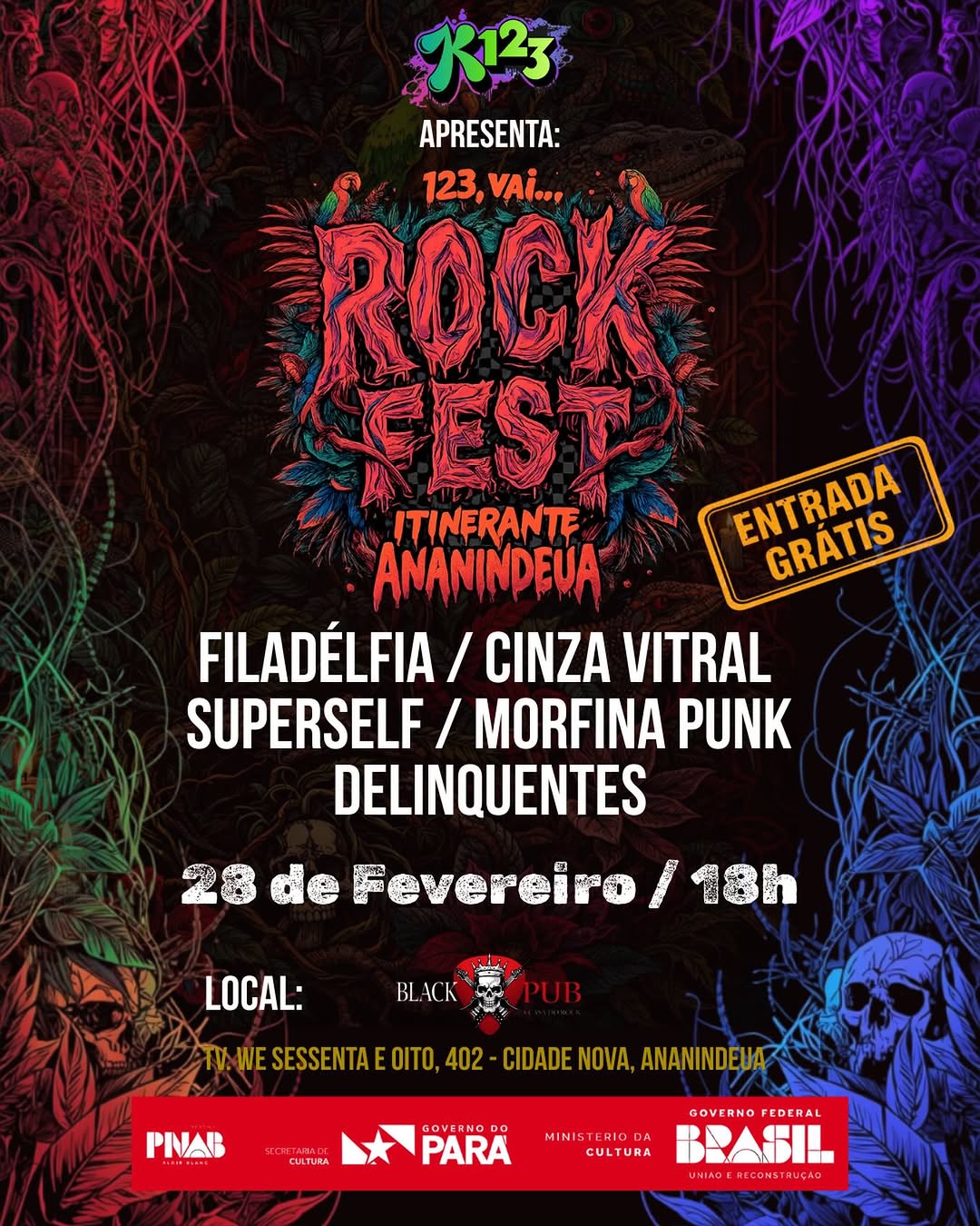 Palco Belém | Eventos | Rock Fest Itinerante Ananindeua 2026