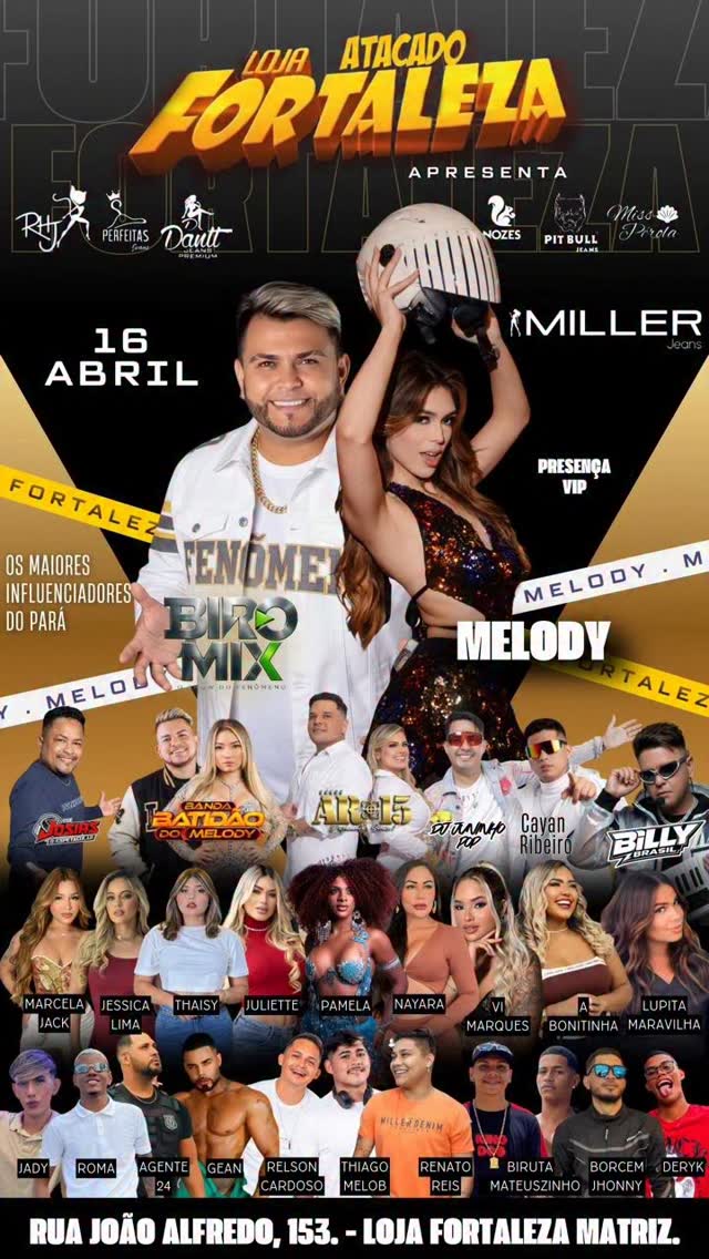 Palco Belém | Eventos | Loja Atacado Fortaleza apresenta Melody e Biro ...