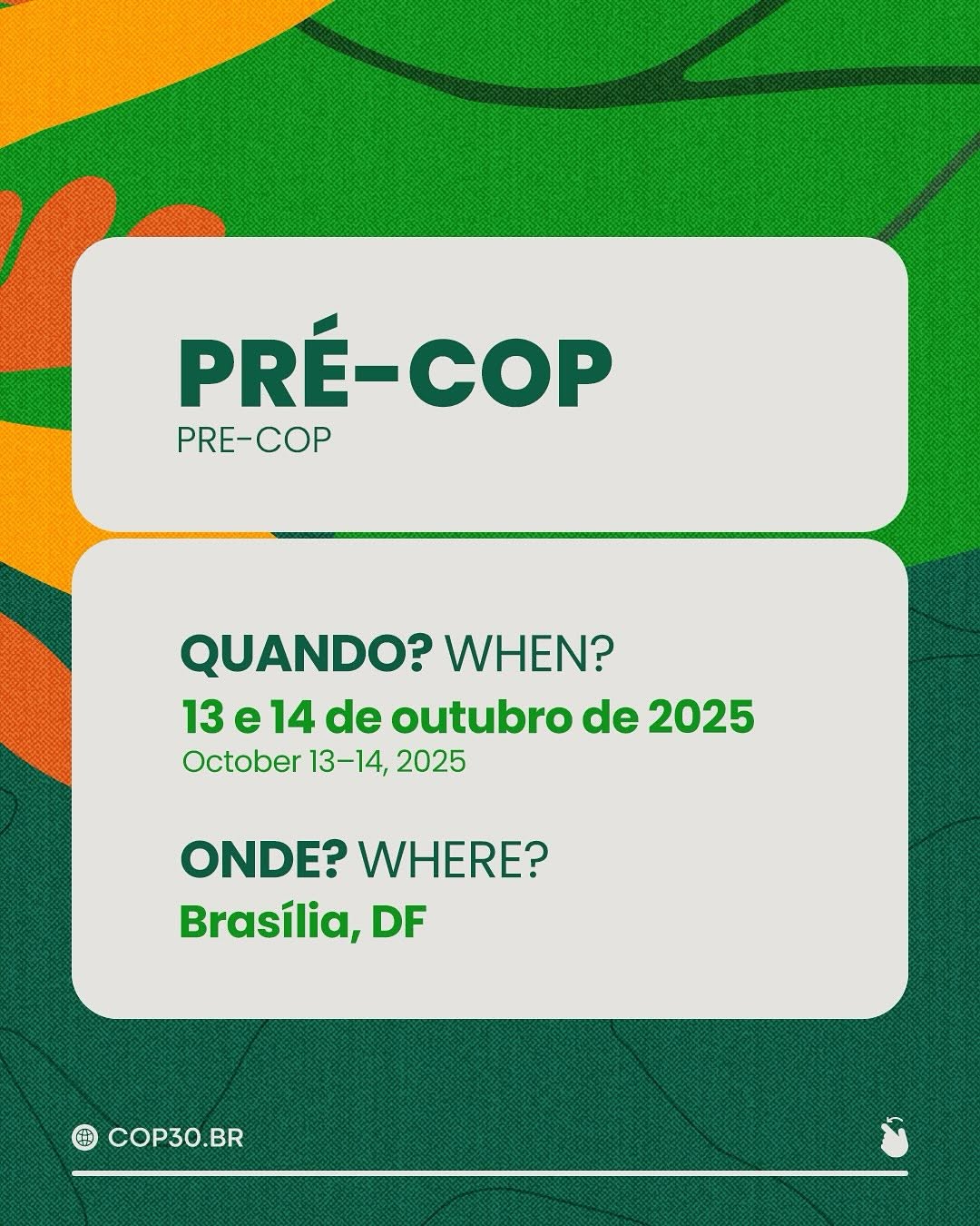 Palco Belém | Eventos | Pré-COP 2025 em Brasília