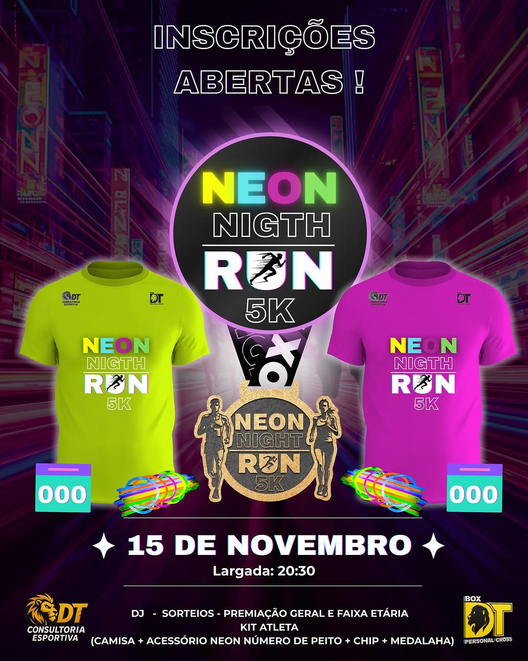 Palco Belém | Eventos | Neon Night Run 5K Box DT Cametá 2025