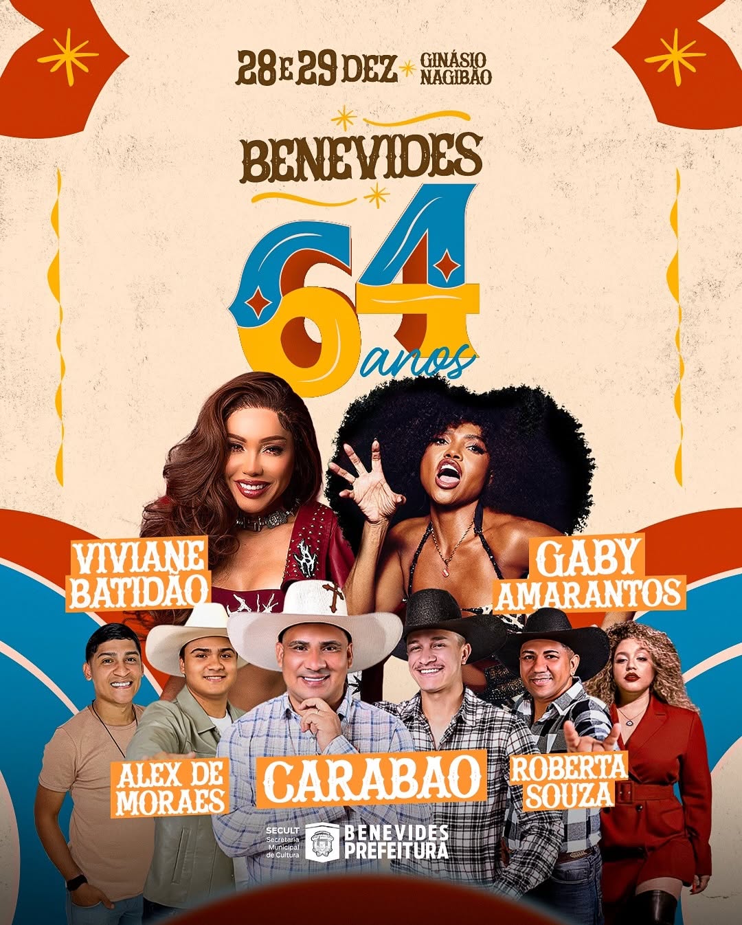Palco Belém | Eventos | Aniversário de 64 anos de Benevides com Gaby ...