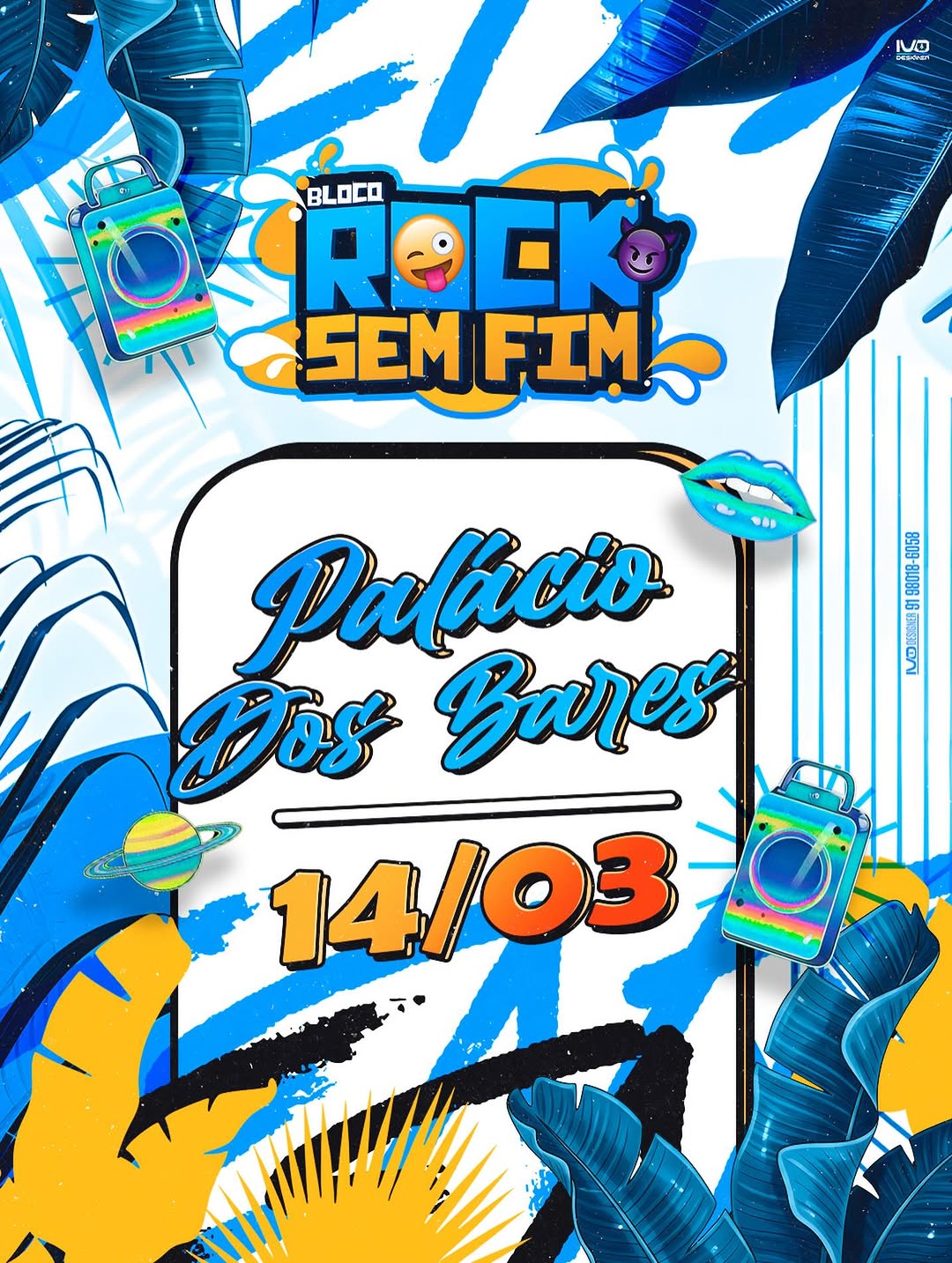 Palco Belém | Eventos | Bloco Rock Sem Fim no Palácio dos Bares 2026