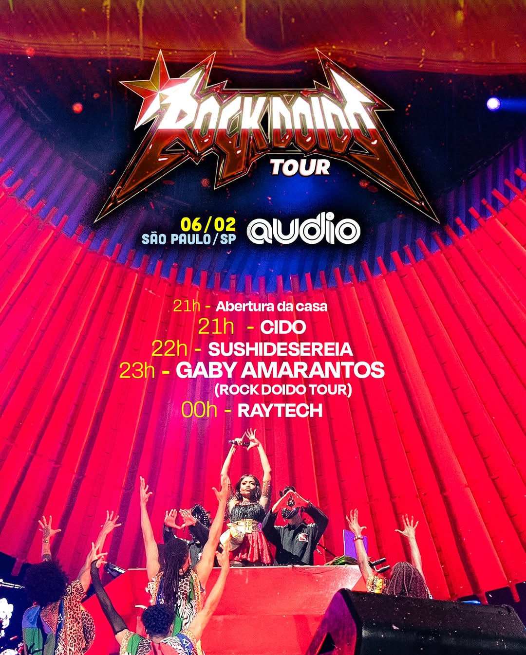 Palco Belém | Eventos | Gaby Amarantos em São Paulo no Audio - Rock ...