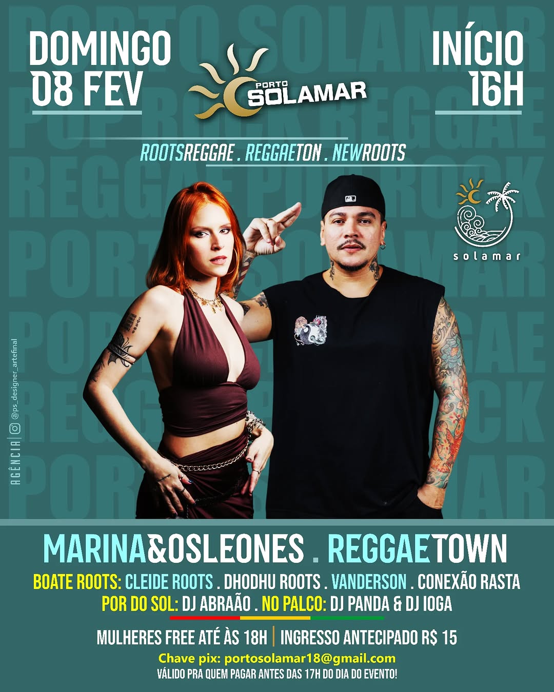 Palco Belém | Eventos | Domingueira Especial Porto Solamar Reggae Pop ...