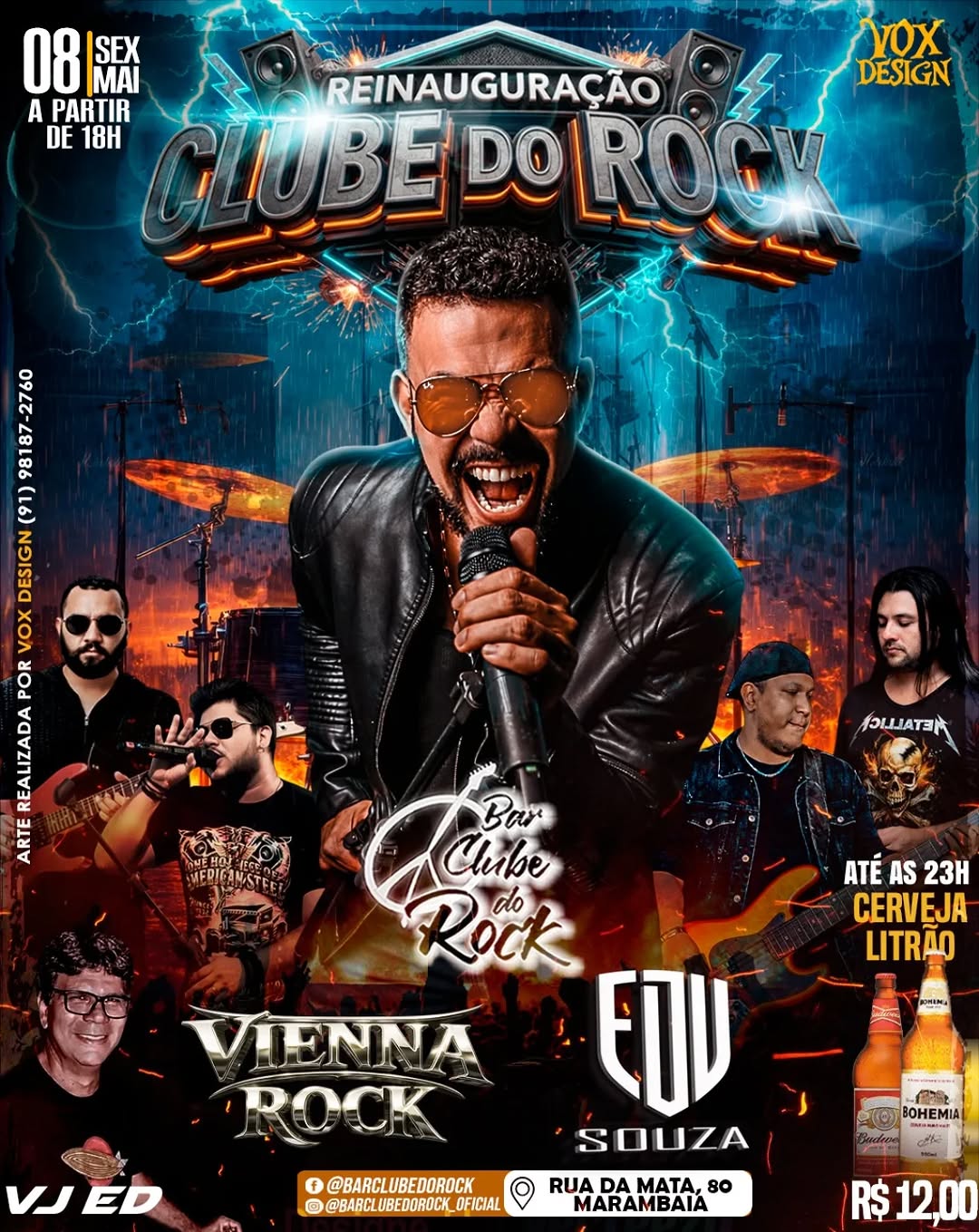 Palco Belém | Eventos | Reinauguração Clube do Rock Belém 2026