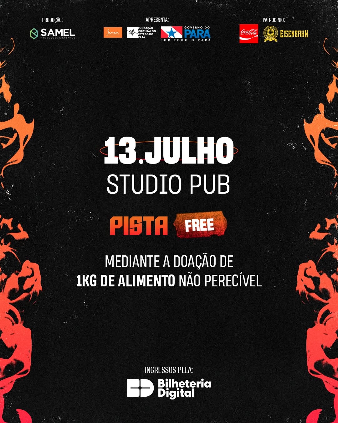 Palco Belém | Eventos | Studio Pub Rock Festival – Dia Mundial do Rock 2026